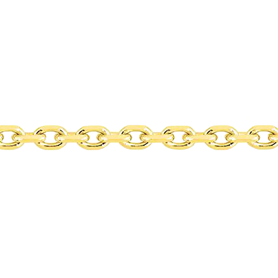 1.4mm Yellow Gold Cable Chain