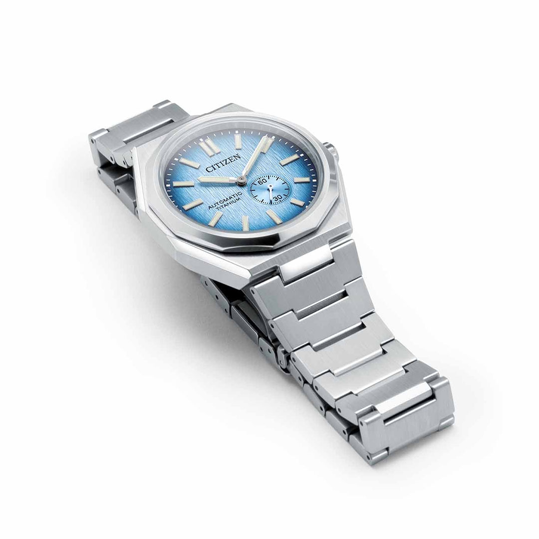 Citizen Zenshin 60 Super Titanium Blue Watch NK5020-58L