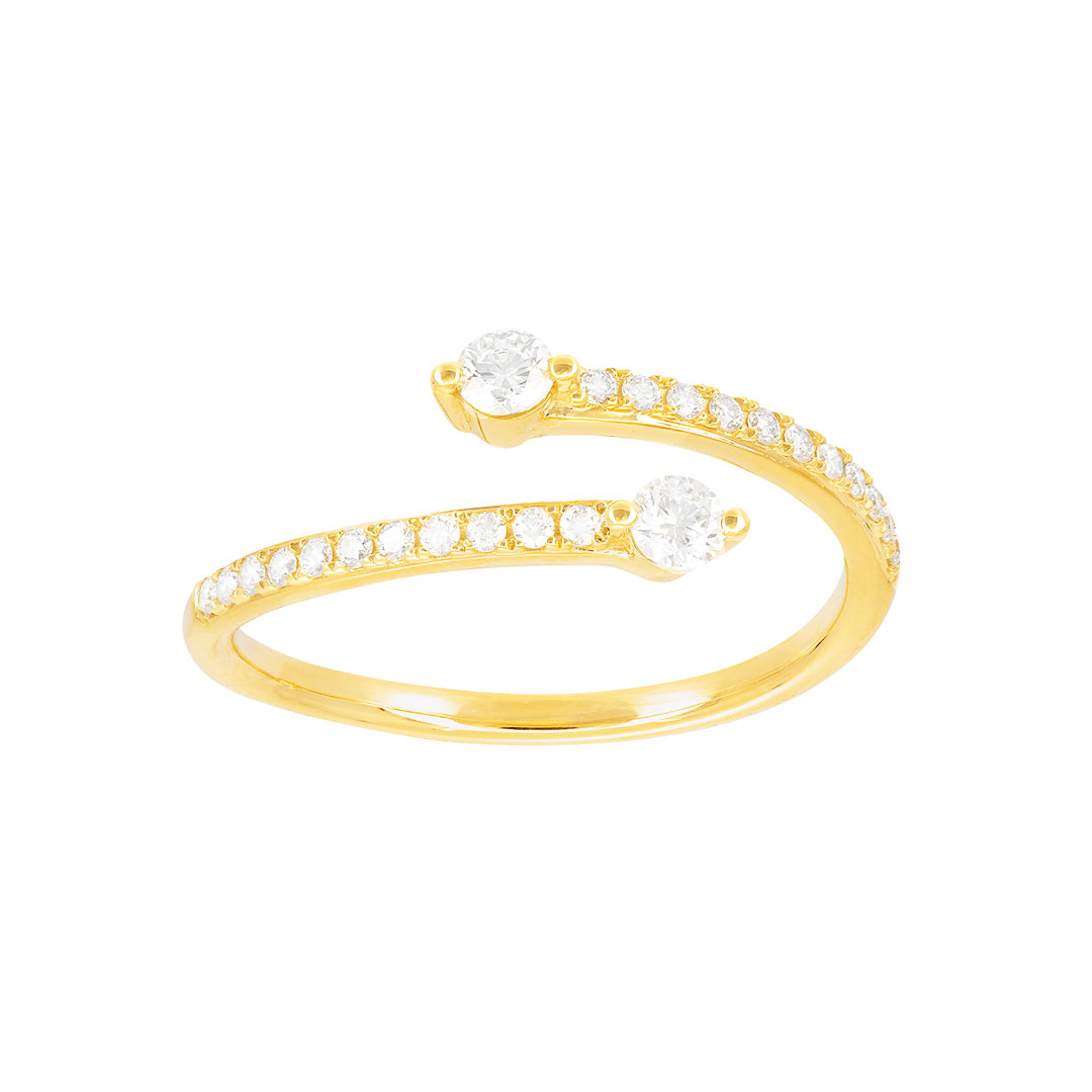 Double Solitaire Ring