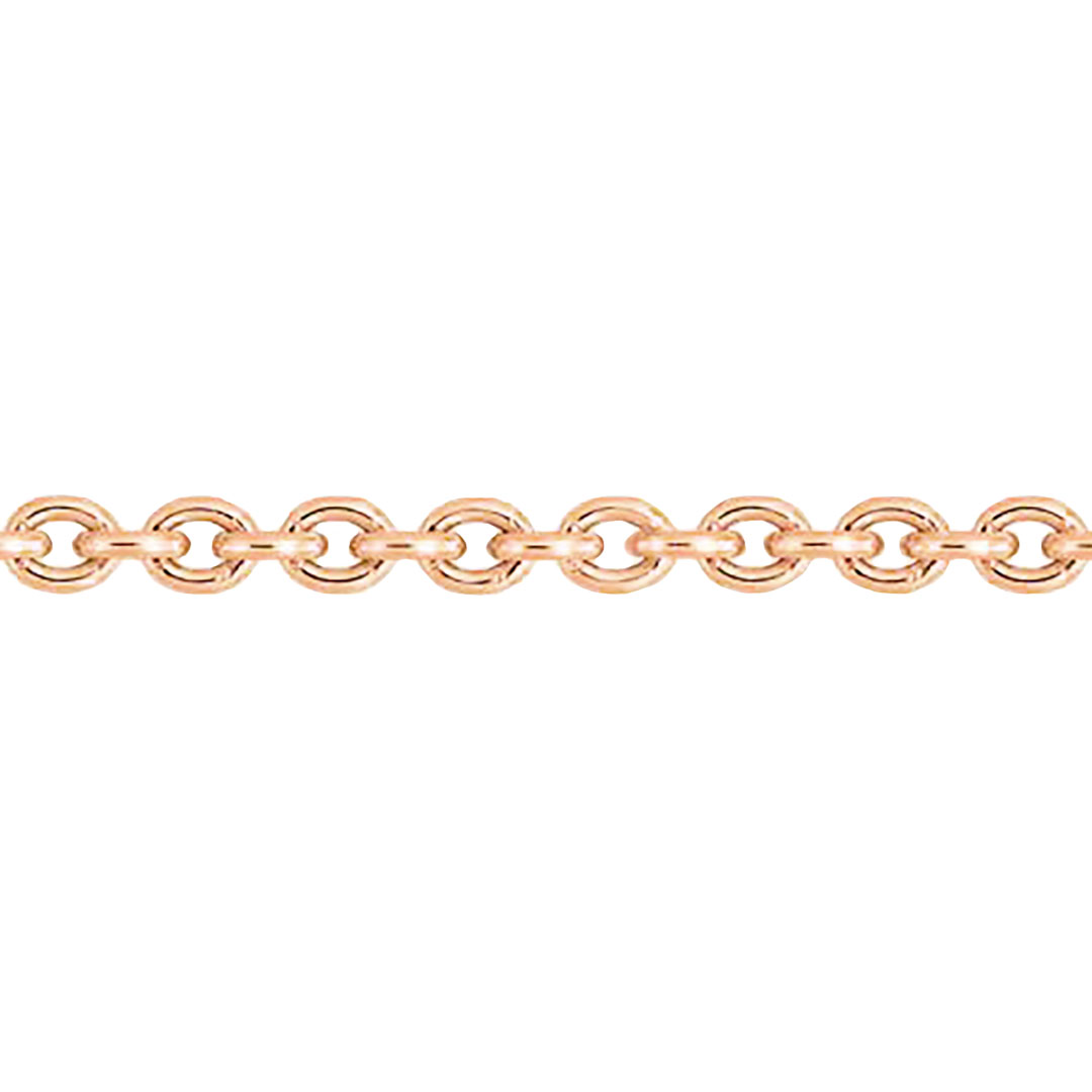 Rose Gold Round Cable 1,2mm Chain | LUCKY ONE
