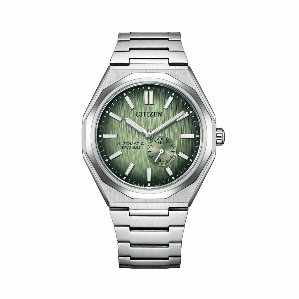 Citizen Zenshin 60 Super Titanium Green Watch NK5020-58X